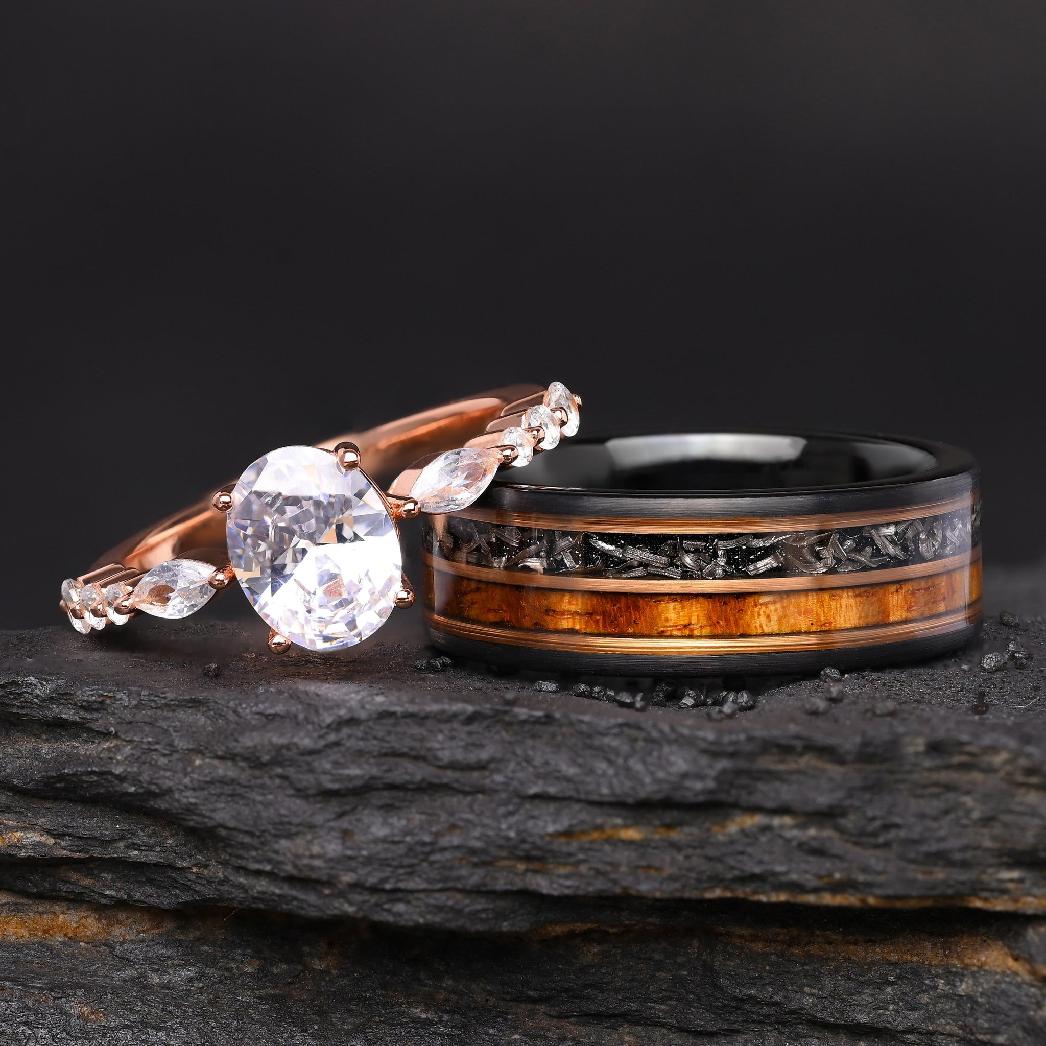 Adonis - Ringe Set - Ringe für Paare | Zeitloses Ring-Set für Paare